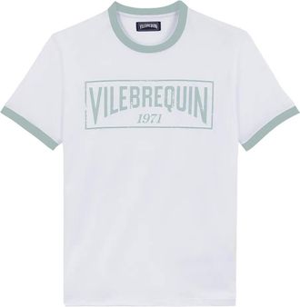 Vilebrequin t-shirt à logo imprimé - Blanc