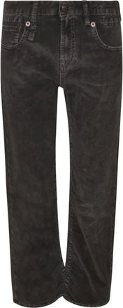 R13 Femme, Jeans, Noir, Taille: W27 Boy Jeans droits