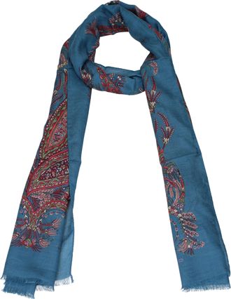 Etro Etro &Eacute;charpe Femme Modal Bleu Ciel