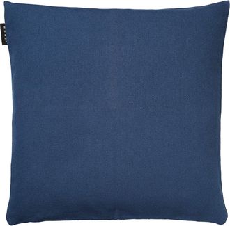 Linum Pepper Premium Kissenhülle 50x50 cm, 100% Baumwolle, Maschinenwaschbar, Indigoblau