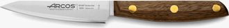Arcos Serie Nordika - Gem&uuml;semesser | Sch&auml;lmesser - Edelstahl NITRUM - Klinge 100 mm - Ovengkol Holzgriff 100% nat&uuml;rlicher FSC - 100% recycelte Verpackung, B