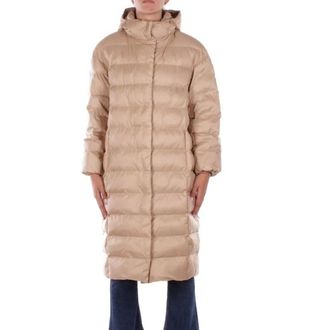Max Mara Femme, Manteaux, Beige, Taille: 36 FR Veste Réversible Rembourrée en Alpaga et Laine