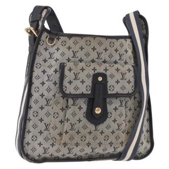 Louis Vuitton Pre-owned Sac bandouli&egrave;re Monogram Mini Canvas - Femme - Pre-owned - Bleu - Taille: ONE Size