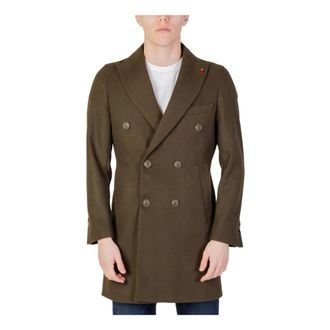 Mulish Stilvoller gr&uuml;ner V-Ausschnitt-Mantel - - Coats - Herren - Gr&uuml;n - M
