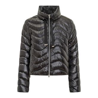 Herno Ultraleichte kurze Resort-Jacke - - Jackets - Damen - Schwarzk - 2XL