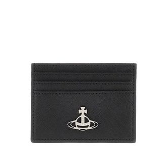 Vivienne Westwood Saffiano leather cardholder Woman One Size