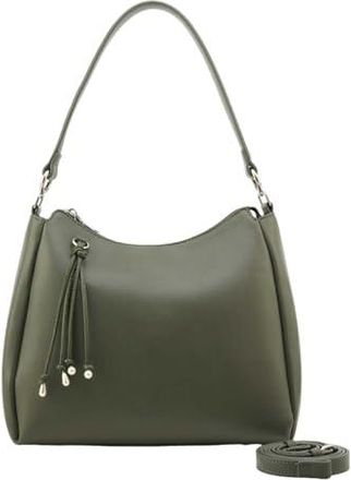 Seidenfelt Manufaktur sac &agrave; &eacute;paule bandouli&egrave;re Sandve Midi Hobo Bag Khaki kaki