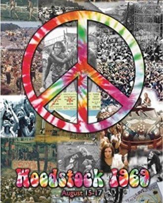 Buyartforless Buy Art For Less Offizielles Lizenzprodukt Woodstock und Peace Sign Art Poster - 50,8 x 40,6 cm - dekorativer Druck - Posterpapier - fertig zum Rahmen