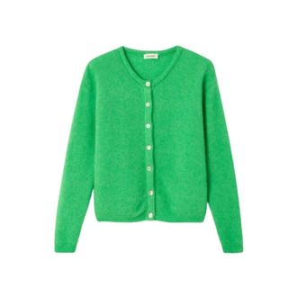 American Vintage Femme, Pulls, Vert, Taille: 40 FR Wool-blend Cardigan
