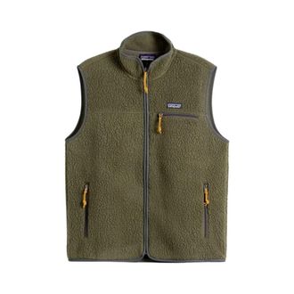 Patagonia Retro Pile Fleece Weste - - Sport - Herren - Gr&uuml;n - XL