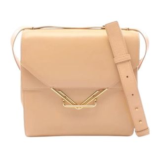 Bottega Veneta Sac &agrave; bandouli&egrave;re Pre-owned The Clip en cuir - Femme - Pre-owned - Beige - Taille: ONE Size