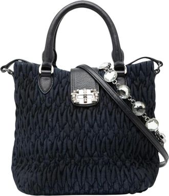 Miu Miu Damen, Pre-Owned, Blau, ONE SIZEGr&ouml;&szlig;e
