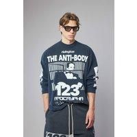 RRR123 The Anti-body Vintage LS Tee Black