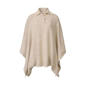 Fabiana Filippi Sad216A895M2580167 Cape - - Jackets - Damen - Beige - ONE SIZE