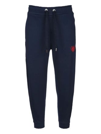 Family Fir$t Milano pantalon de jogging à coeur brodé - Bleu