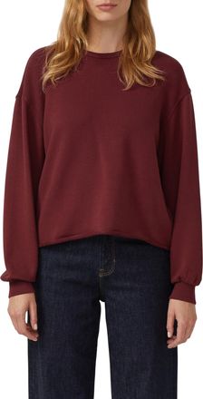 s.Oliver Verk&uuml;rztes Sweatshirt mit Rollsaum