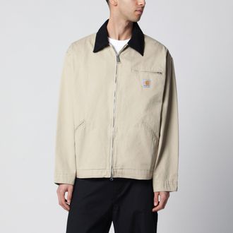 Carhartt Work in Progress OG Detroit Jacke aus Bio-Baumwolltwill in Schwarz