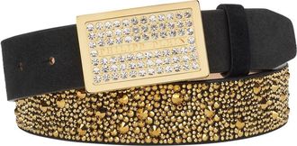 Philipp Plein Gürtel - Gürtel Leopard - Gr. 75 - in Schwarz - für Damen