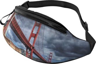 Generic H&uuml;fttaschen Mode H&uuml;fttasche Golden Gate Bridge (Usa) Stylisch Umh&auml;ngetaschen F&uuml;r Herren Aktivit&auml;ten Spazieren 14X35Cm