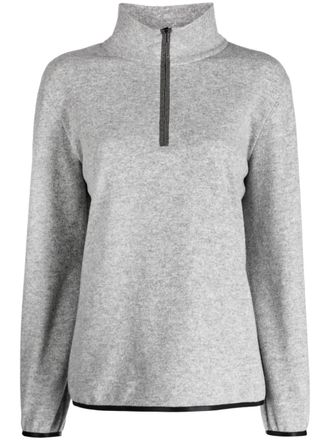 Brunello Cucinelli Sweatshirt mit Rei&szlig;verschluss - Grau