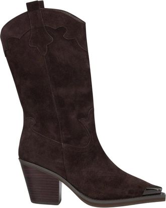 Alma En Pena Alma EN Pena, Femme, Chaussures, Brun, Taille: 40 EU Bottine à bout métallique moyen