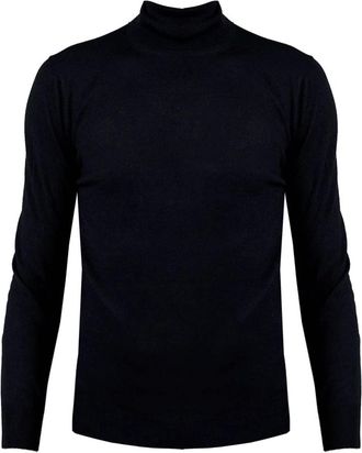 Xagon Man Col roul&eacute; - Homme - Pulls - Bleu - Taille: 2XL