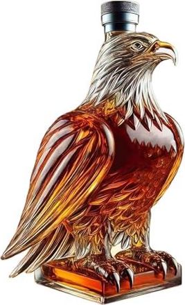Generic Carafe &agrave; Whisky Aigle, Bouteille De Whisky En Forme Danimal De 300ml, Figurine De Statue Artistique, Carafe &agrave; Vin Cr&eacute;ative Pour Bar, Mariage, Maison T
