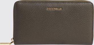 Coccinelle Portefeuille continental Metallic Soft en cuir grain&eacute;