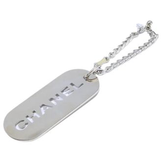 Chanel Pre-owned Schl&uuml;sselanh&auml;nger - - Pre-owned - Damen - Grau - ONE SIZE