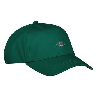 GANT Shield Cotton Twill Cap Casquette de Baseball, Vert Beurre, Taille Unique Mixte