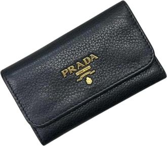 Prada Porte-cl&eacute;s Pre-owned - Femme - Pre-owned - Noir - Taille: ONE Size