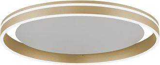 Paul Neuhaus Q-VITO LED Deckenleuchte, Works with Alexa - Smart Home, Fernbedienung CCT warmweiß - kaltweiß (49cm Messing)