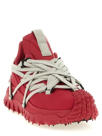 Rick Owens Womens Multicolor Cowhide Athletic Sneakers