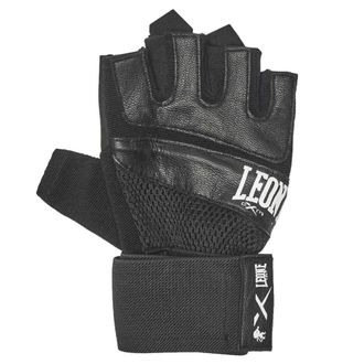 LEONE 1947 Extreme GK201 Fitnesshandschuhe, Unisex, Erwachsene, Schwarz L/XL