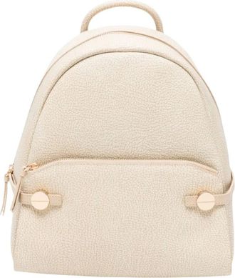 Borbonese Femme, Sacs, Beige, Taille: ONE Size Backpack