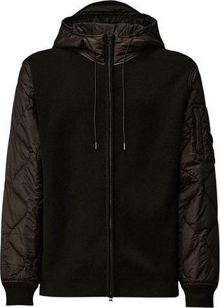 C.P. Company Full-zip Merino Hoodie - - Sweatshirts & Hoodies - unisex - Schwarzk - 2XL