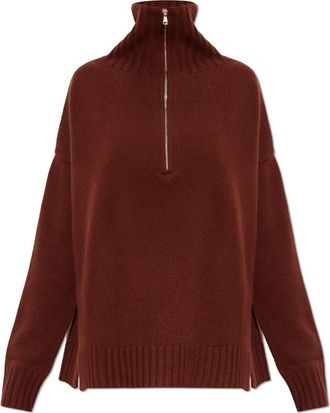 Max Mara Pull en Cachemire Crasso - Femme - Pulls - Brun - Taille: 36 FR