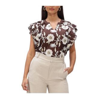 Aaiko Yaella 3D TEN 518 - - Blouses & Shirts - Damen - Braun - XS