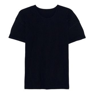 Issey Miyake Herren, Oberteile, Blau, LGr&ouml;&szlig;e