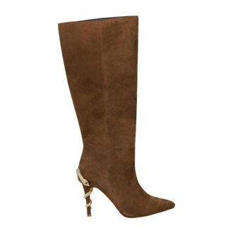 Alma En Pena Stiefel mit Schlangenmuster-Absatz - - Shoes - Damen - Braun - 41 EU