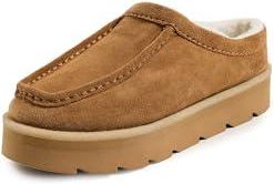 Clarks Mules Meare pour femme, Doublure chaude caramel, 40 EU