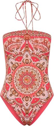 Camilla Femme, Maillots de bain, Rose, Taille: 36 FR Shell Games Halterneck Swimsuit