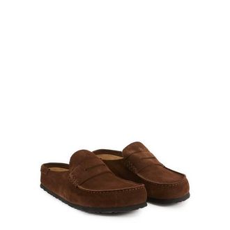 Birkenstock Mules Naples en cuir su&eacute;d&eacute;