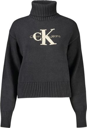 Calvin Klein Damen, Strickwaren, Schwarzk, XLGröße