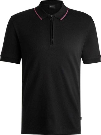 HUGO BOSS Poloshirt f&uuml;r Herren, Regul&auml;r (Schwarz)