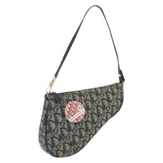 Dior Pre-owned Vintage Trotter Canvas Pouch - - Pre-owned - Damen - Blau - ONE SIZE