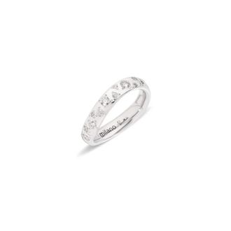 POMELLATO Milan Diamantring - - Accessories - Damen - Grau - 52 MM