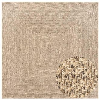 Les Tendances Tapis ZIZUR 240x240 aspect de jute int&eacute;rieur et ext&eacute;rieur