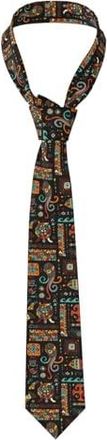 Generic Cravate Pour Hommes Design Ethnique G&eacute;om&eacute;trique Tribal Vintage Classique Tie Tendance Cravates Homme Pour L&Eacute;cole Remise De Dipl&ocirc;me Mariage