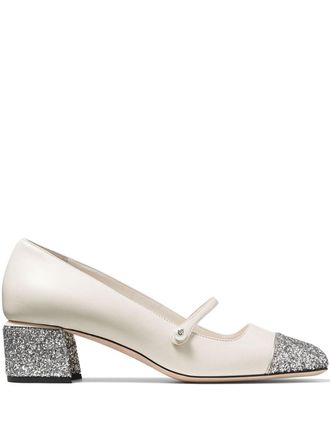 Jimmy Choo London escarpins Elisa 45 mm - Blanc